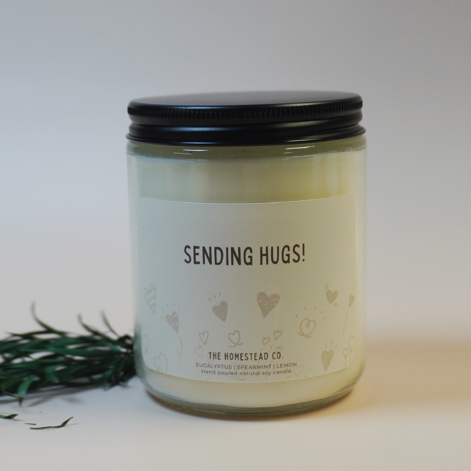 "Sending Hugs" Gifting Candle – The Homestead Co